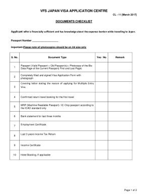 Fillable Online Documents Checklist Fax Email Print - pdfFiller