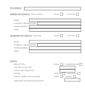 Fillable Online Service Upgrade Request Form Fax Email Print - pdfFiller