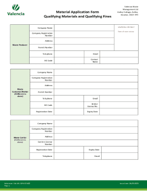 Fillable Online Qualifying Materials and Qualifying Fines Fax Email ...