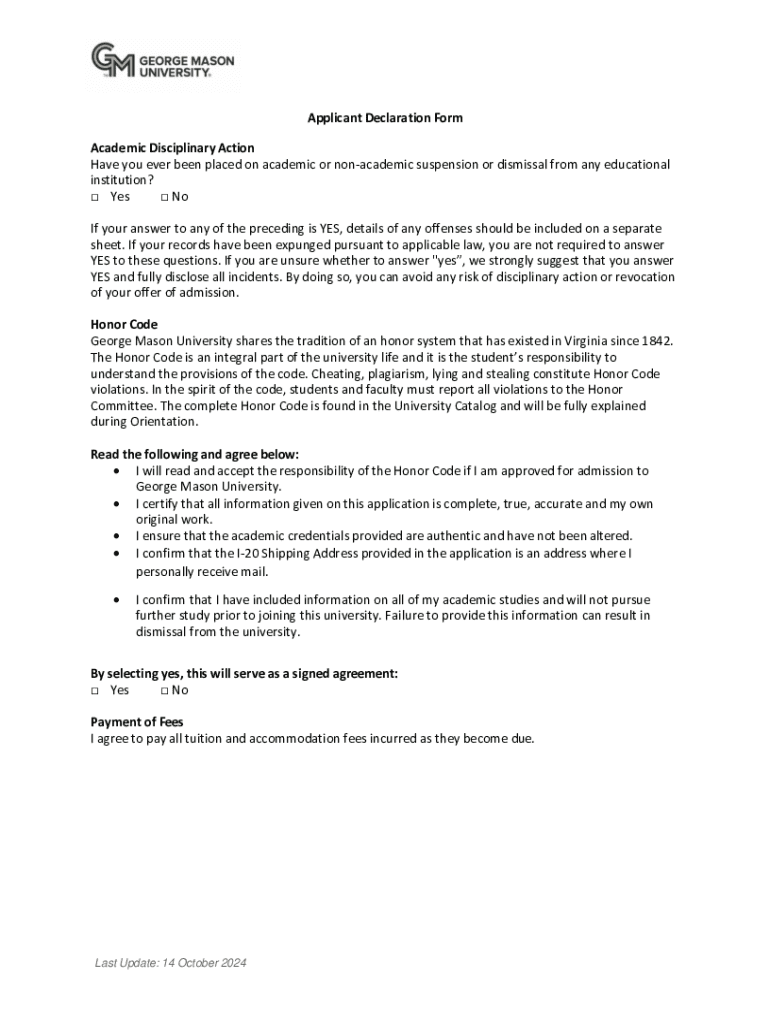 Fillable Online Academic Disciplinary Action Fax Email Print - pdfFiller