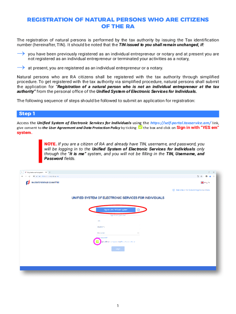 Fillable Online Registration of Natural Persons Who Are Citizens of the Ra Fax Email Print ...