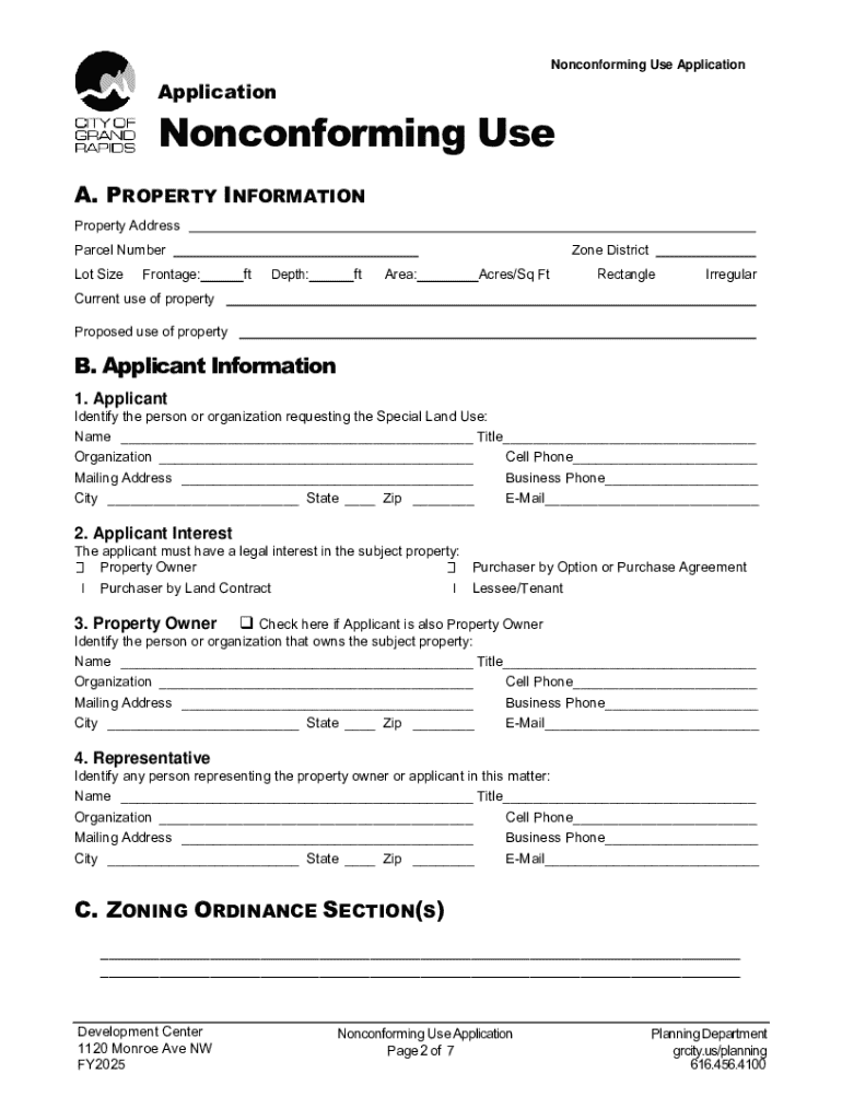 Fillable Online Nonconforming Use Application Fax Email Print - pdfFiller