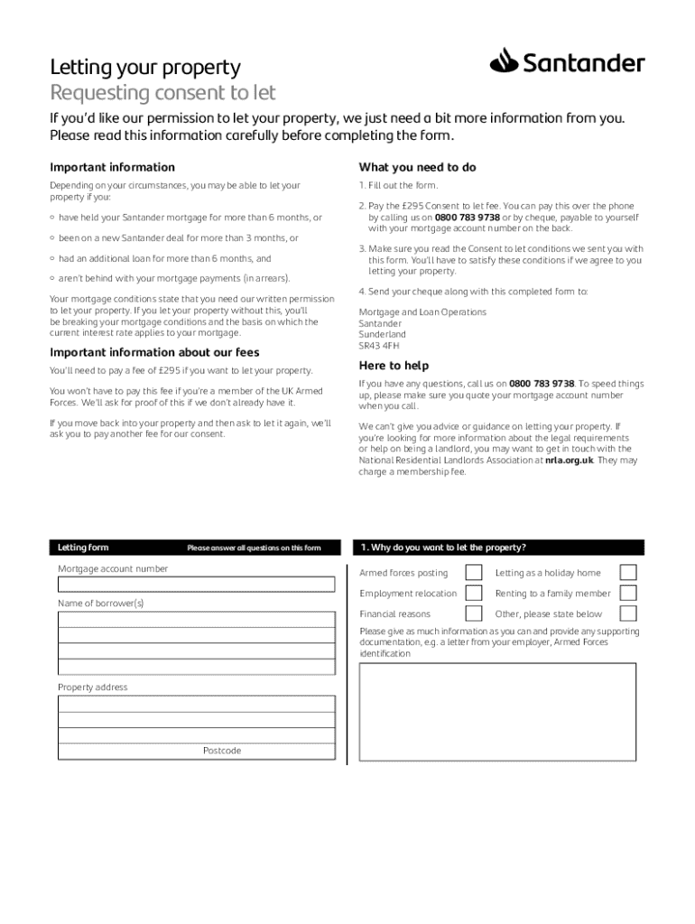 Fillable Online Consent to Let Fax Email Print - pdfFiller
