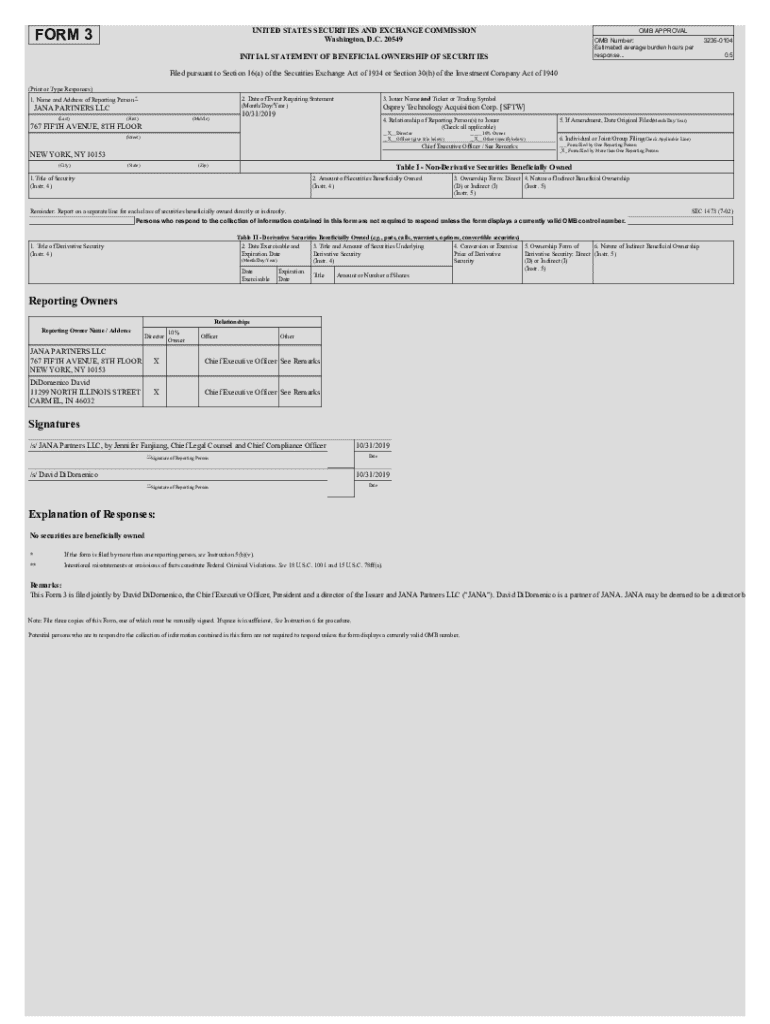 Fillable Online Initial Statement of Beneficial Ownership of Securities Fax Email Print - pdfFiller