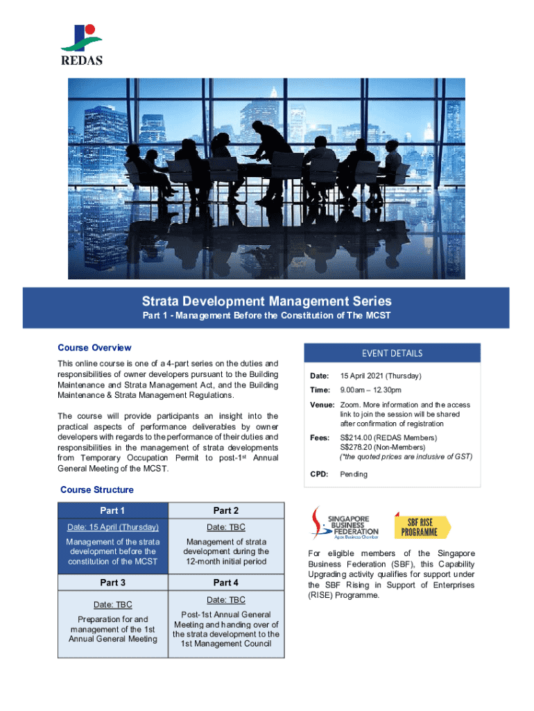 Fillable Online Part 1 - Management Before the Constitution of the Mcst Fax Email Print - pdfFiller