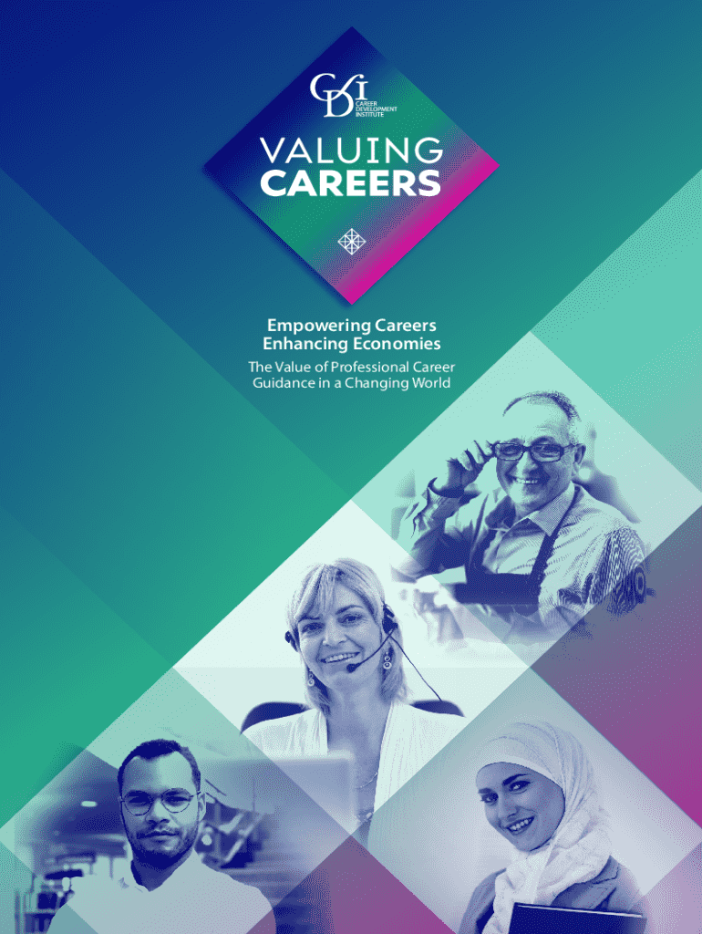 Fillable Online the Value of Professional Career Guidance in a Changing ...