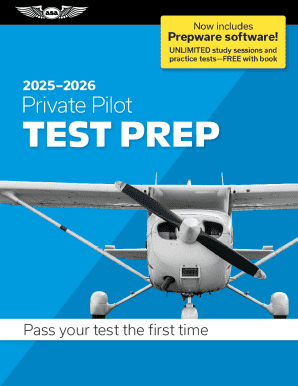 Fillable Online Private Pilot Test Prep 2025-2026 Fax Email Print ...