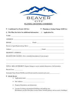 Fillable Online Conditional Use Permit Application Form Fax Email Print - pdfFiller