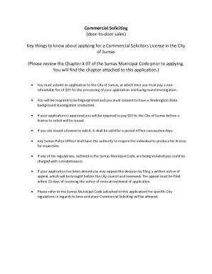 Fillable Online Commercial Soliciting License Application Fax Email ...