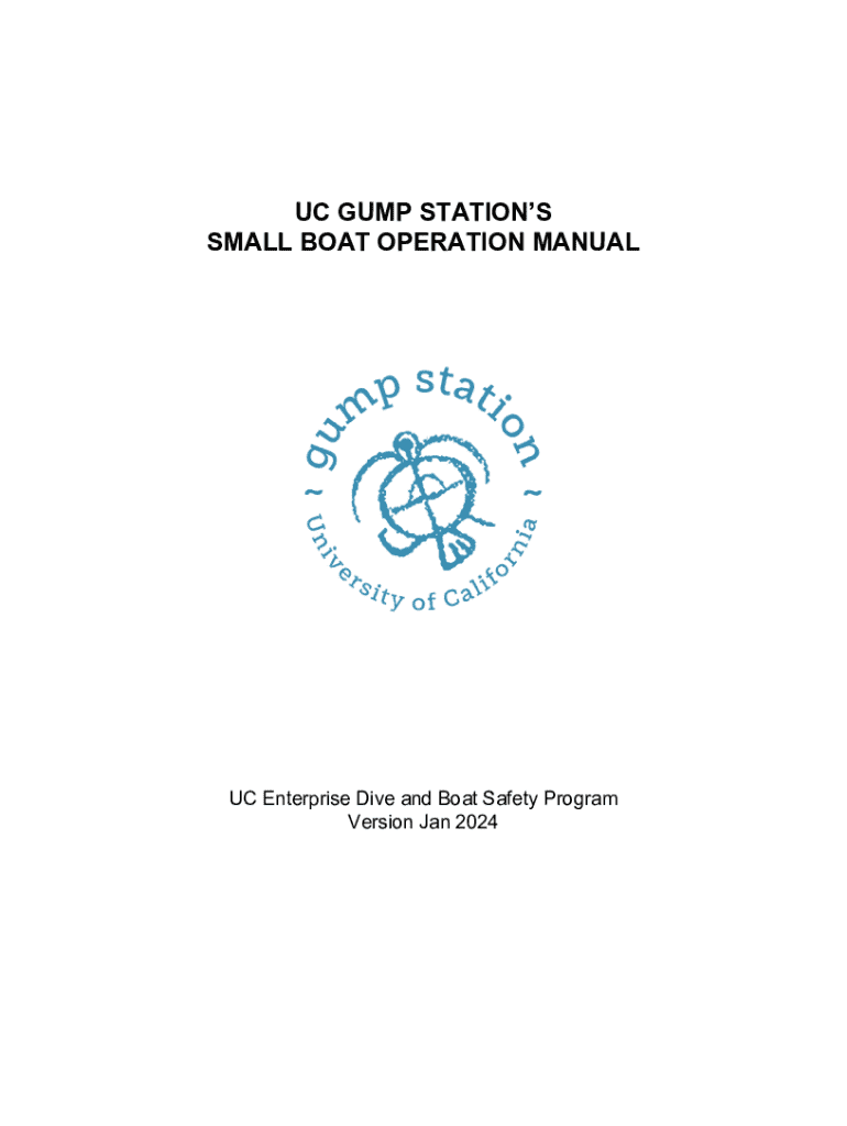 Fillable Online Uc Enterprise Dive and Boat Safety Program Fax Email Print - pdfFiller