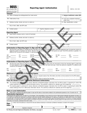 Fillable Online Reporting Agent Authorization Fax Email Print - pdfFiller