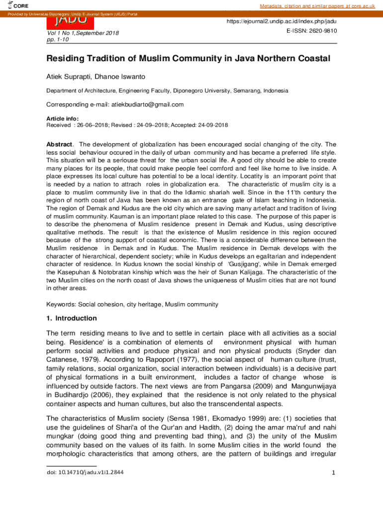 Fillable Online Provided by Universitas Diponegoro: Undip E-Journal ...