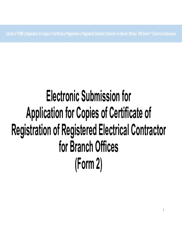 Fillable Online Application for Copies of Certificate of Registration ...