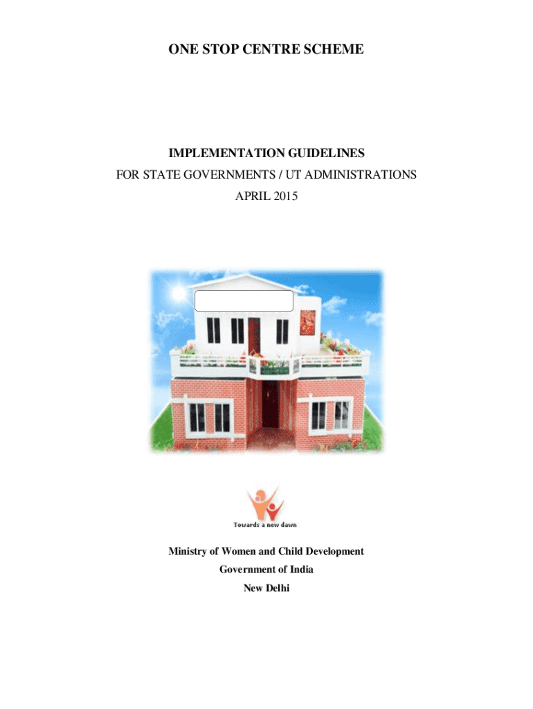 Fillable Online Implementation Guidelines for One Stop Centres Fax ...