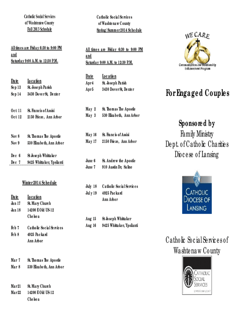 Fillable Online Christian Communication and Relationship Enhancement ...