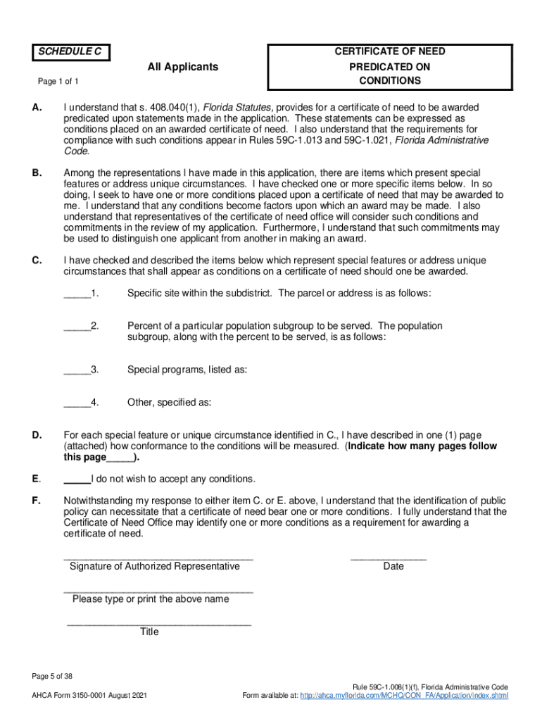 Fillable Online Certificate of Need Fax Email Print - pdfFiller