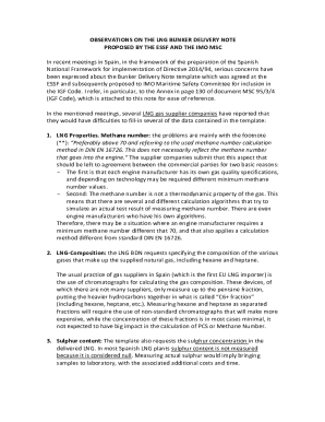 Fillable Online Observations on the Lng Bunker Delivery Note Proposed ...
