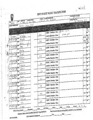 Fillable Online Fdny on-site Triage Tracking Form Fax Email Print ...