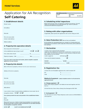 Fillable Online Hotel Services - Self Catering Fax Email Print - pdfFiller