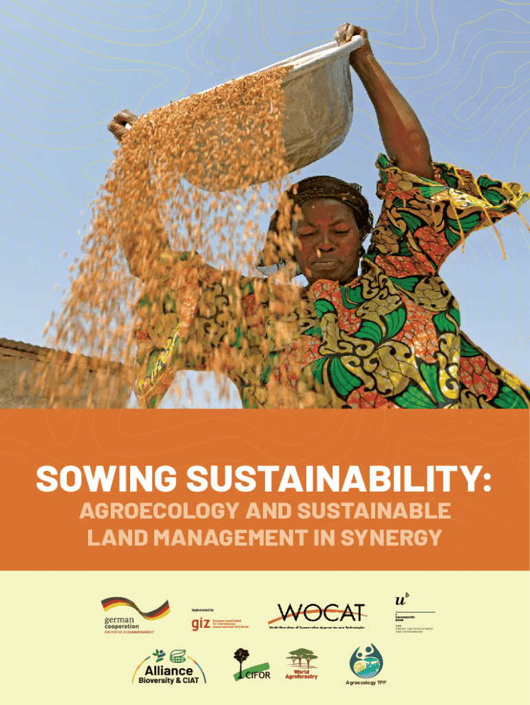 Fillable Online SOWING SUSTAINABILITY: Fax Email Print - pdfFiller