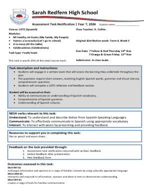 Fillable Online Year 7, 2024 - Lote (spanish) Fax Email Print - pdfFiller