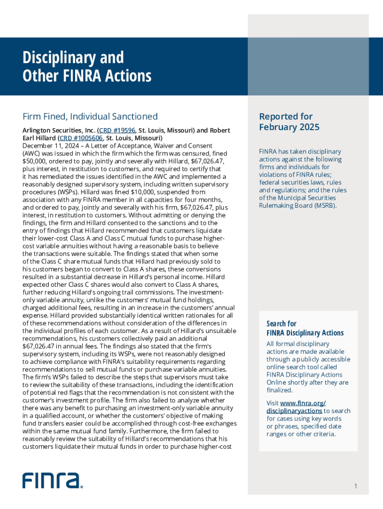 Fillable Online Firm Fined, Individual Sanctioned Fax Email Print ...