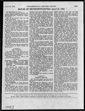 Fillable Online House Proceedings for April 22, 1982 Fax Email Print ...