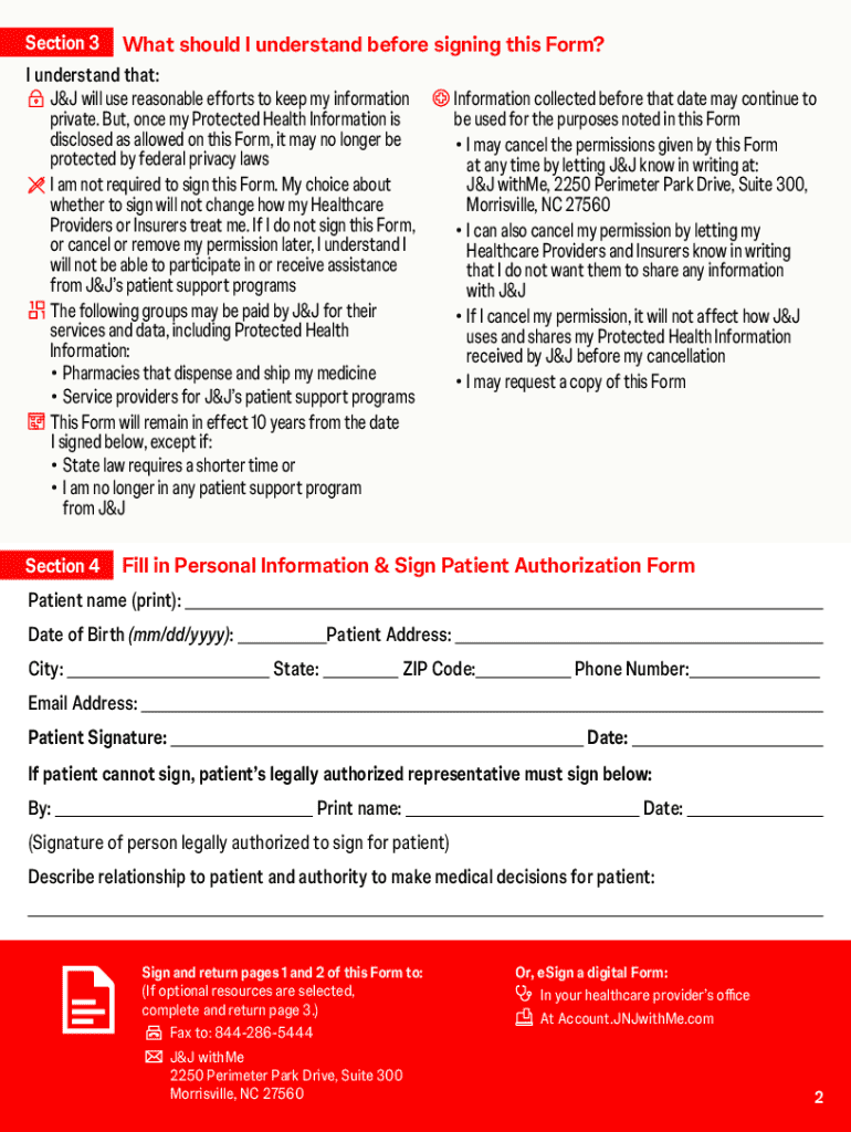 Fillable Online Patient Support Program Authorization Fax Email Print ...