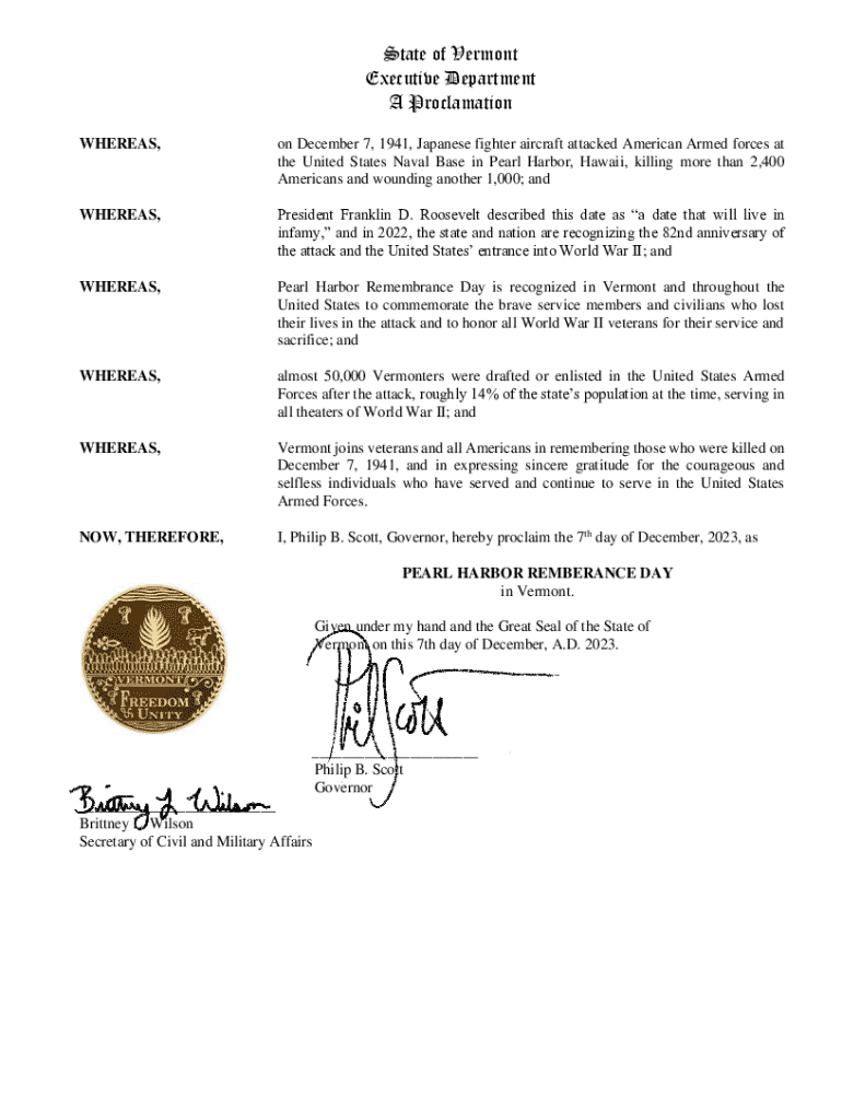 Fillable Online on December 7, 1941, Japanese fighter aircraft attacked ...