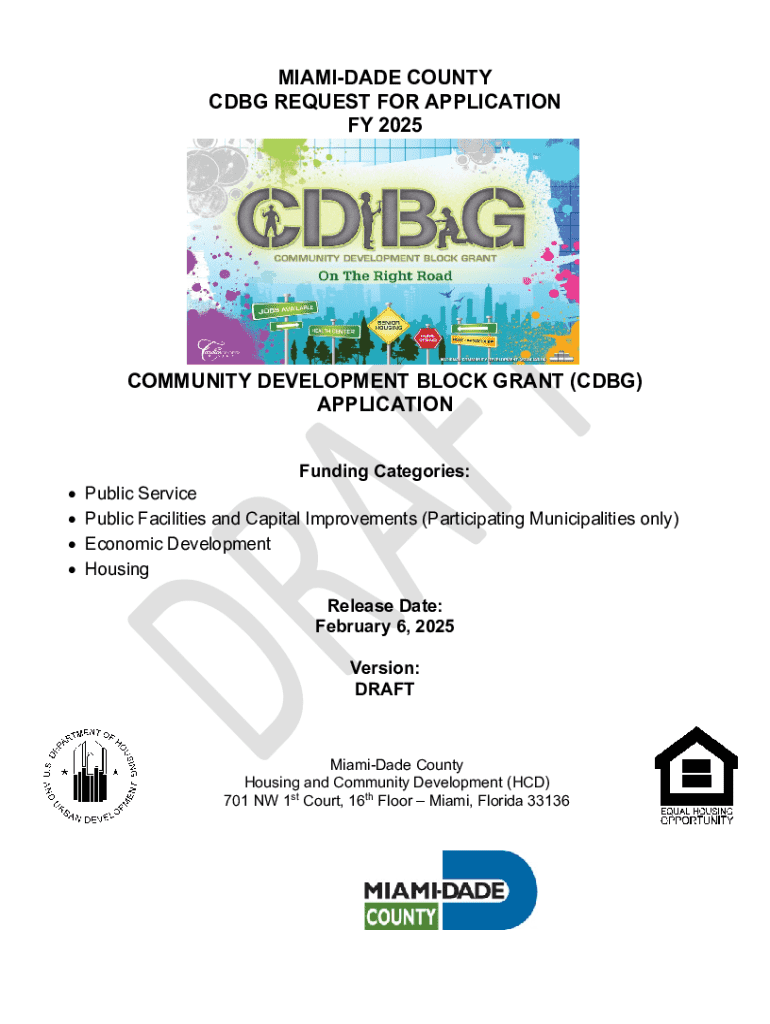 Fillable Online Community Development Block Grant (cdbg) Application ...