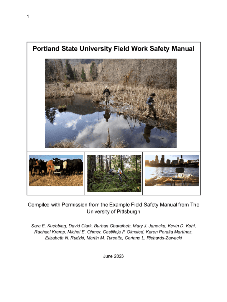 Fillable Online Field Work Safety Manual Fax Email Print - pdfFiller
