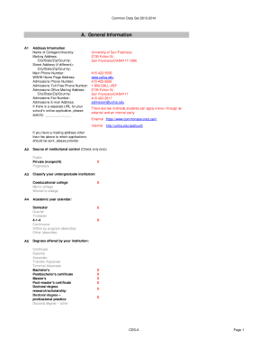 Fillable Online Common Data Set Fax Email Print - pdfFiller