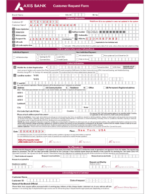 Fillable Online Customer Request Form Fax Email Print - pdfFiller
