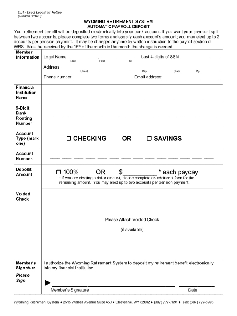 Fillable Online Automatic Payroll Deposit Fax Email Print - pdfFiller