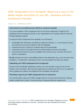 Veec Assignment Template Doc Template | pdfFiller