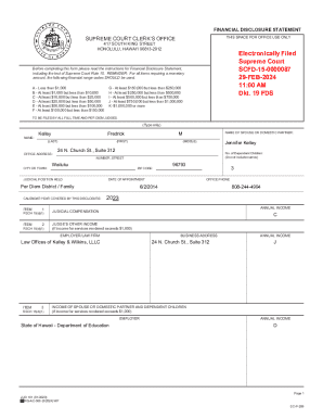 Fillable Online Financial Disclosure Statement Fax Email Print - pdfFiller