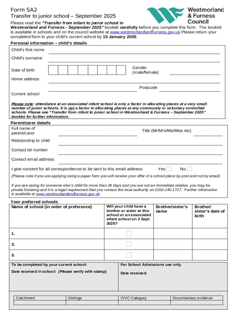 Sa2 Doc Template | pdfFiller
