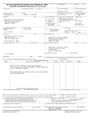 Sf 1449 Doc Template | pdfFiller
