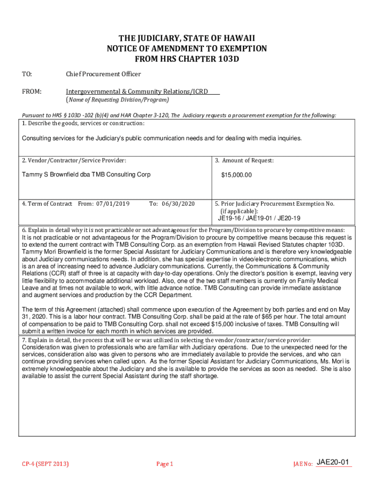 Fillable Online Notice of Amendment to Exemption Fax Email Print ...