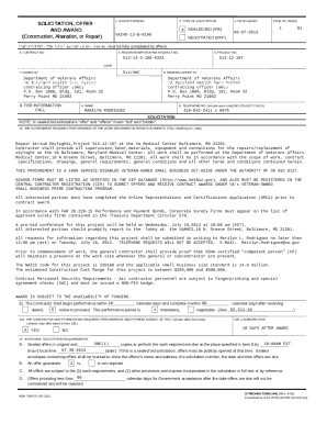 Sf 1442 Doc Template | pdfFiller