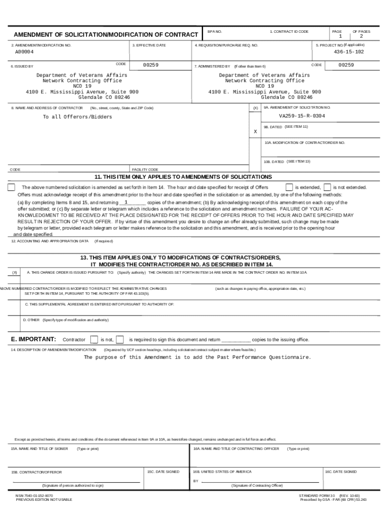 Past Perance Questionnaire Doc Template | pdfFiller