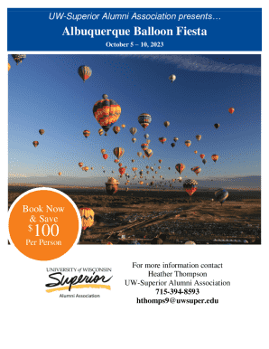 Fillable Online Albuquerque Balloon Fiesta Fax Email Print - pdfFiller