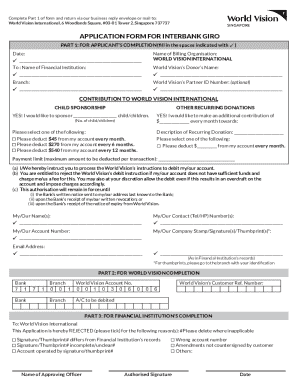 Fillable Online Application Form for Interbank Giro Fax Email Print ...