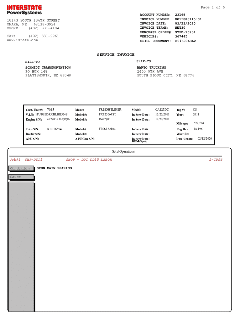 Fillable Online INVOICE TERMS: Fax Email Print - pdfFiller