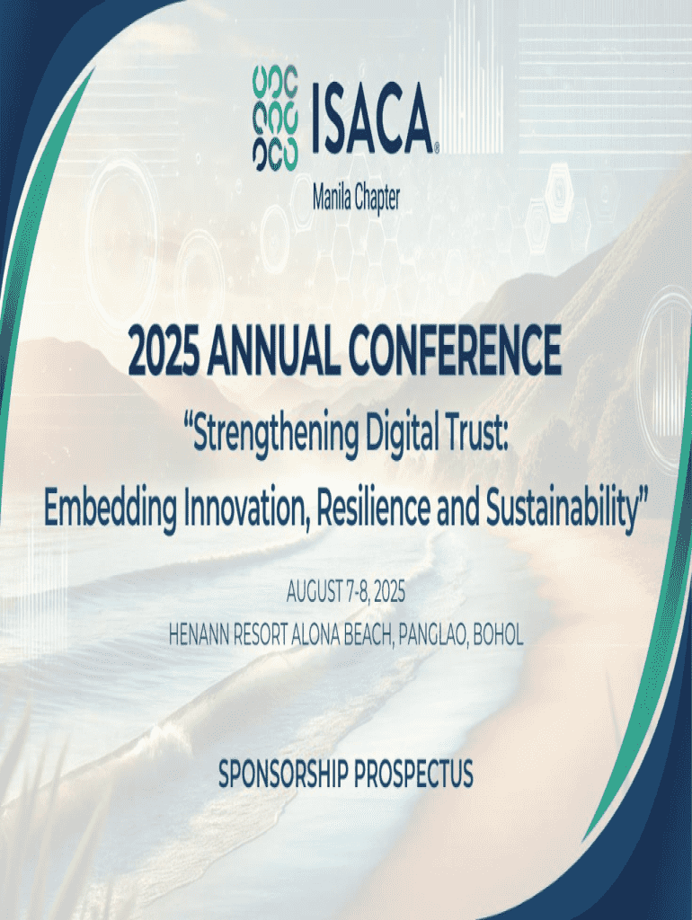 Fillable Online Join us for the 2025 ISACA Manila Annual Conference in ...