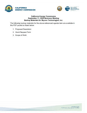 Fillable Online California Energy Commission - Grant Request Form (cec ...