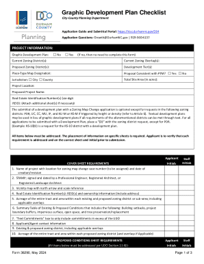 Fillable Online Graphic Development Plan Checklist Fax Email Print ...