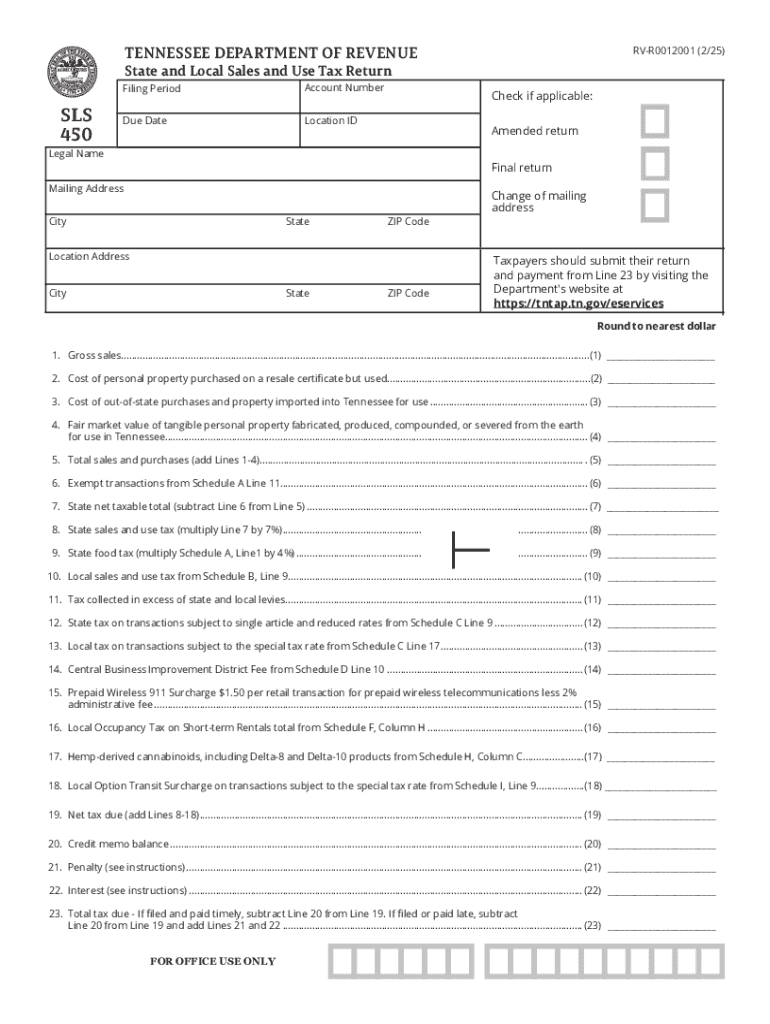 Fillable Online Tennessee Department of Revenue Fax Email Print - pdfFiller