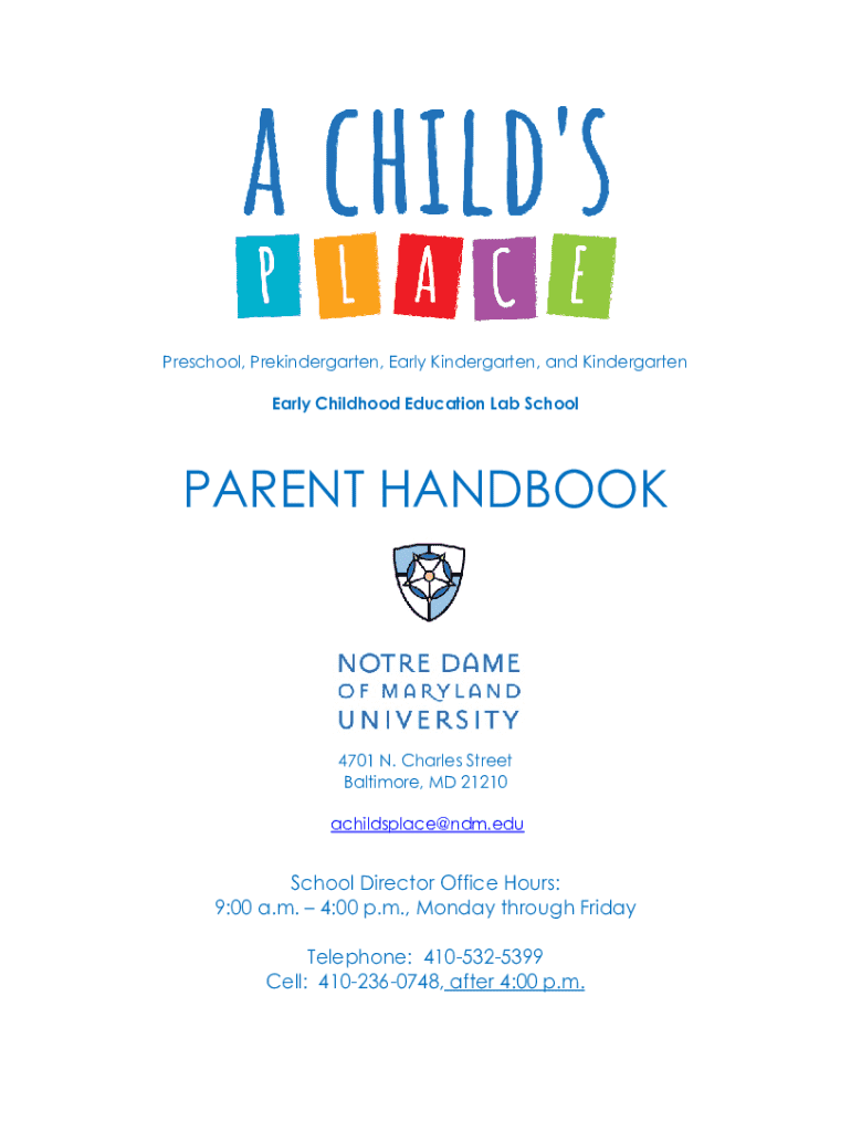 Fillable Online Preschool, Prekindergarten, Early Kindergarten, and ...