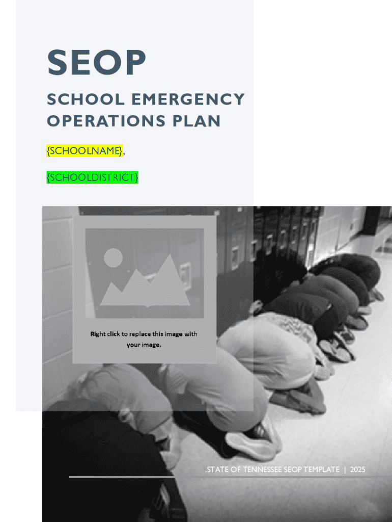 Fillable Online School Emergency Operations Plan Fax Email Print ...